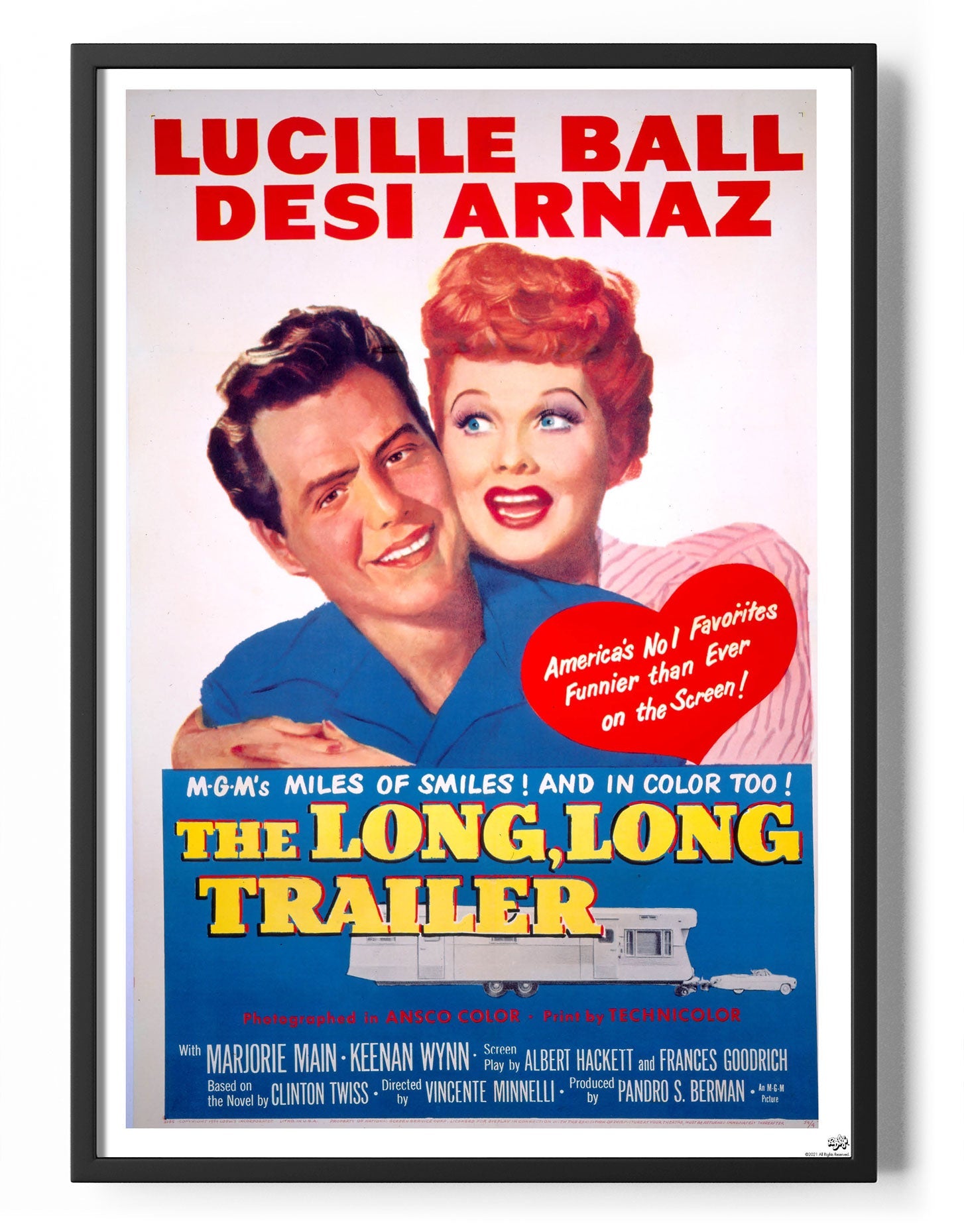 The Long, Long Trailer Movie Poster – Posters | MerchHub – www.merchhub.dk
