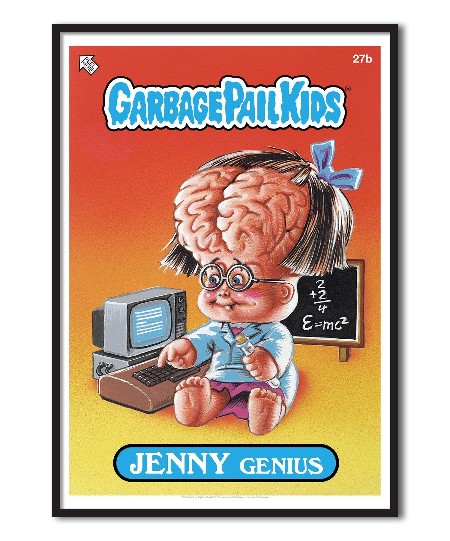 Garbage Pail Kids - Jenny Genius Poster – Posters | MerchHub – www ...