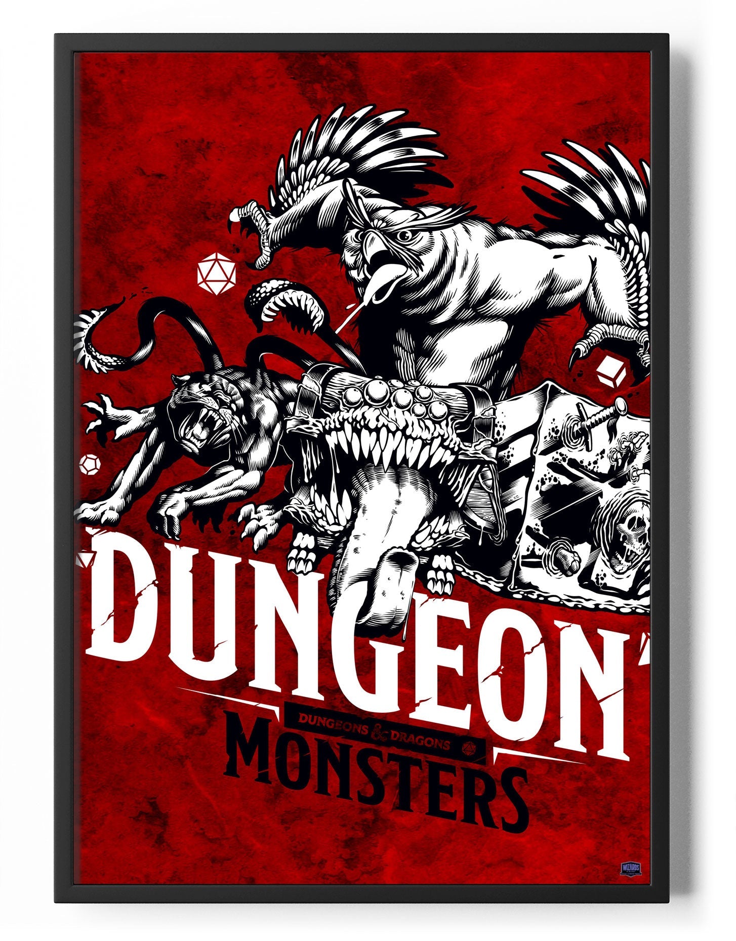 Dungeons Monsters Poster – Posters | MerchHub – www.merchhub.dk
