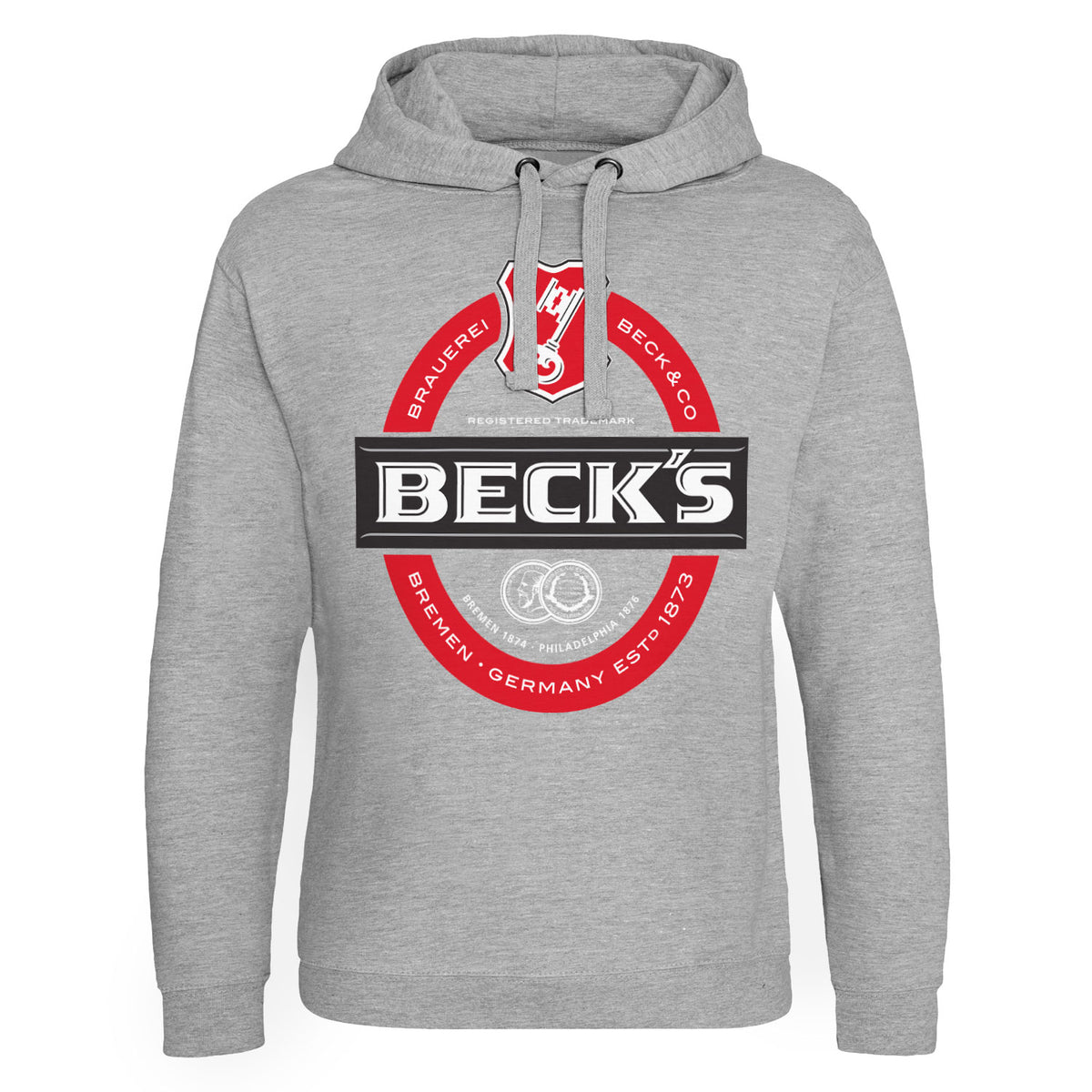 Køb Beck's: Label Logo Epic Hoodie | Merchhub.dk