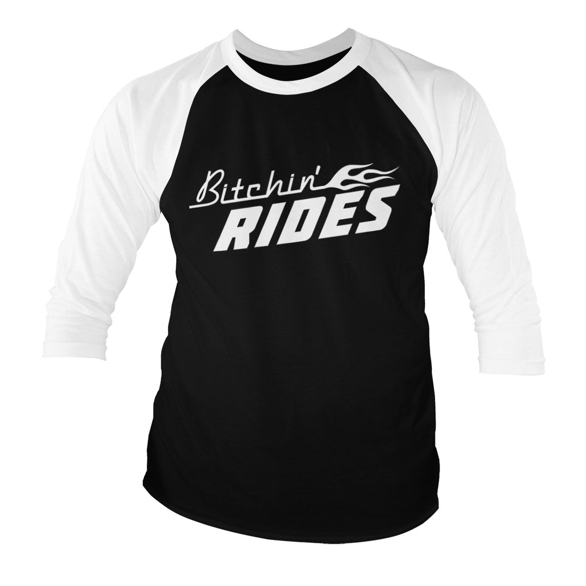 Køb Bitchin' Rides: Logo Raglan 3/4 Sleeve T-Shirt | Merchhub.dk