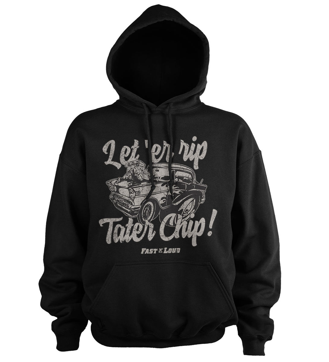 Køb Fast N' Loud: Let 'Er Rip Tater Chip Hoodie | Merchhub.dk